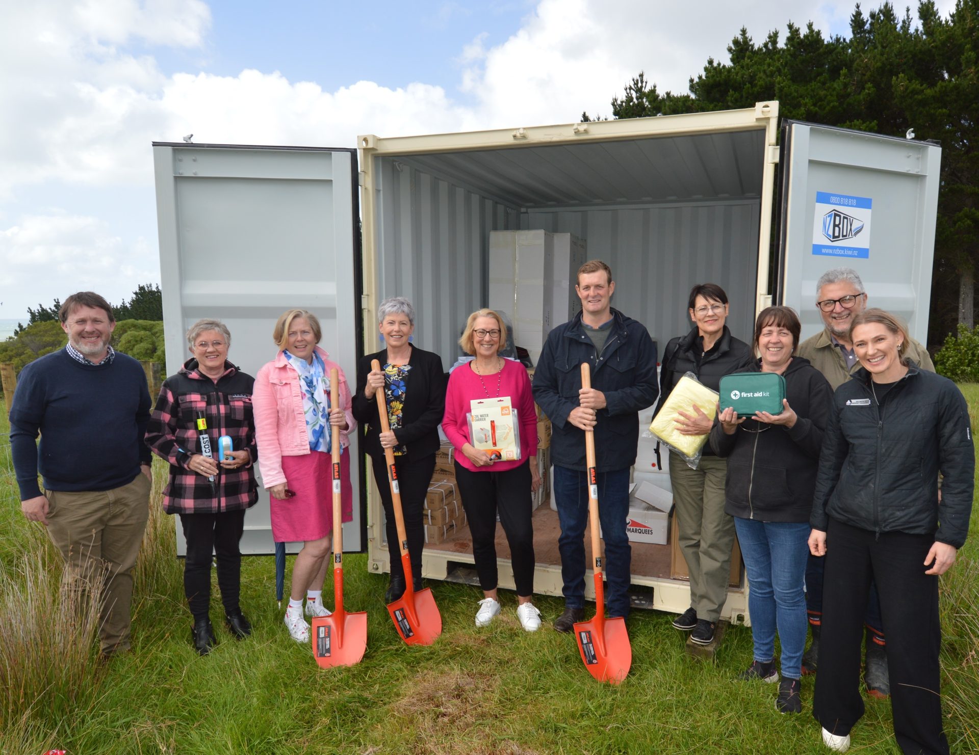 Donated resources to assist isolated communities in emergencies ...
